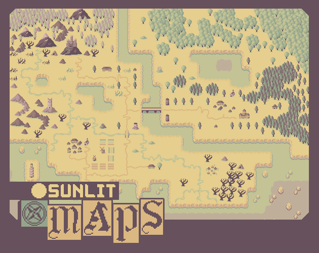 SunLit Maps by Merry Mary
