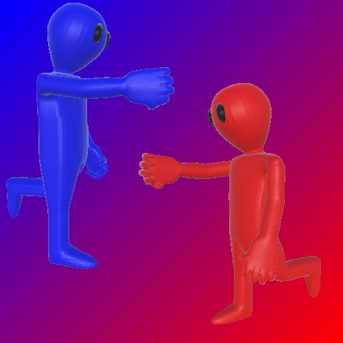 Blue vs Red Battle by OoblueGames