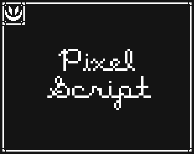 Pixel Script - 14x16 Pixel Font by Bragorn
