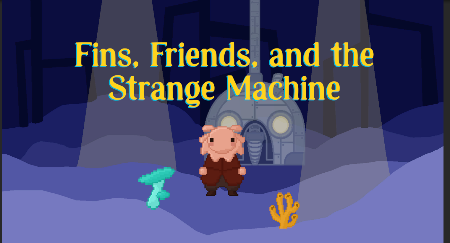 Fins, Friends, and the Strange Machine by lax919