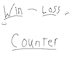 Win-Loss Counter by Isaac