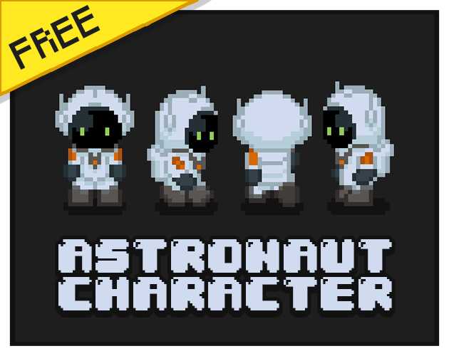 Astronaut Character v1 - Free Cute Astronaut Character by Fly