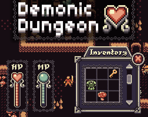 Demonic Dungeon - User Interface (UI) Expansion Pack by VEXED