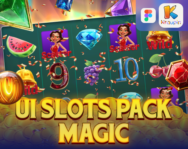 UI SLOTS PACK: MAGIC by Kraupin - UI Designer