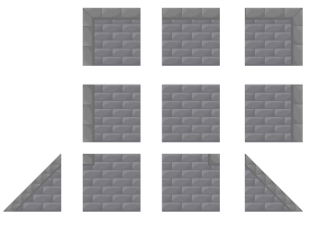 Tileset for the inside of a castle(Platformer) by ZingerKing