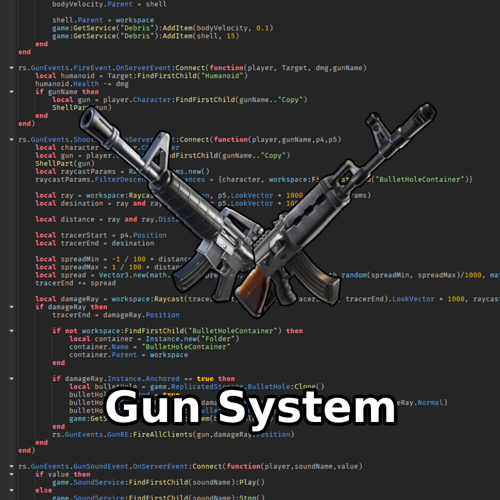 Roblox Gun System by Captain_Script