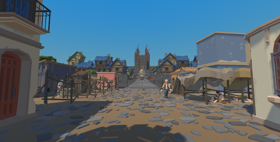 Level Design Project: A Medieval City by FantasiaNotFound