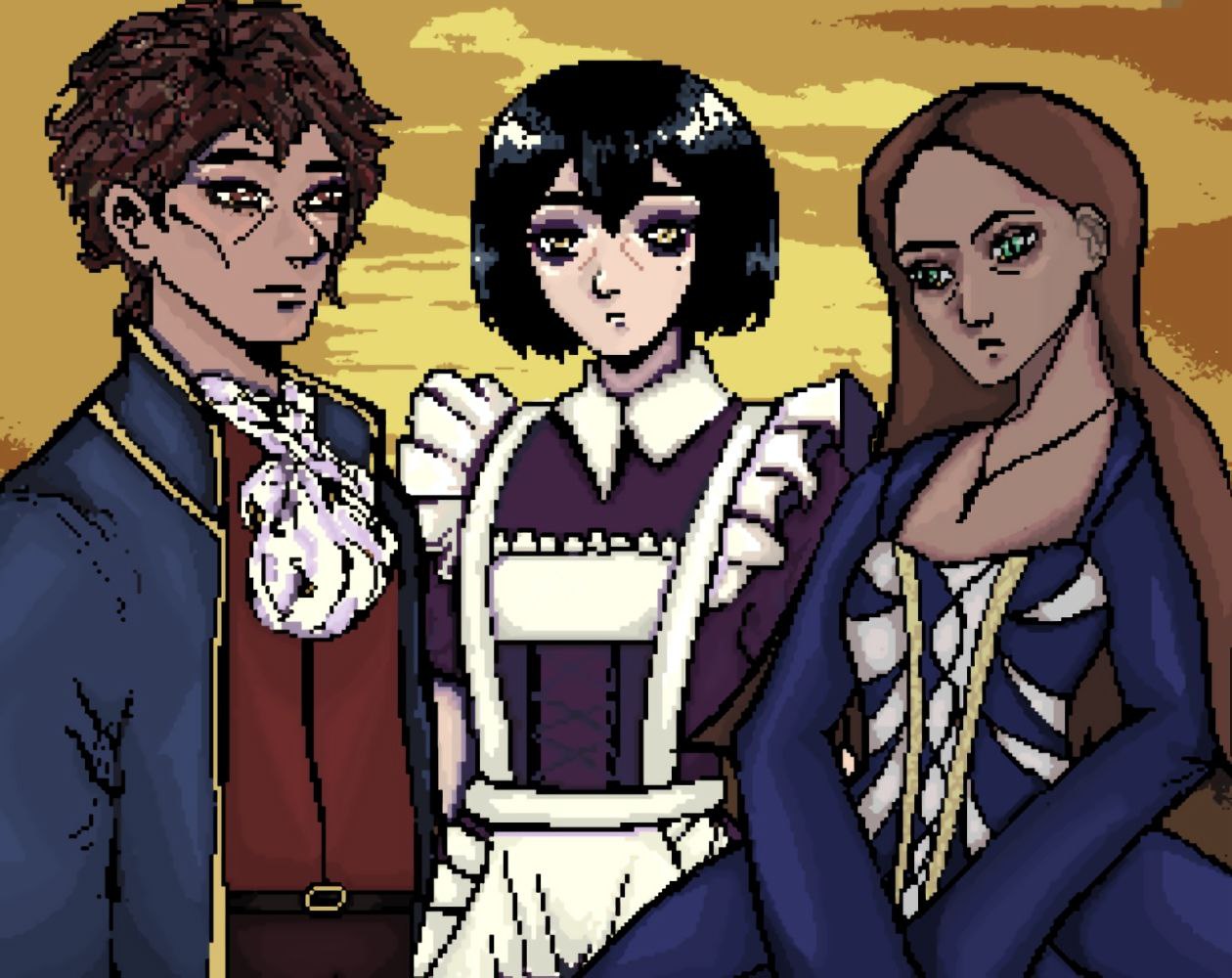 6 Pixel Characters by daisy211D