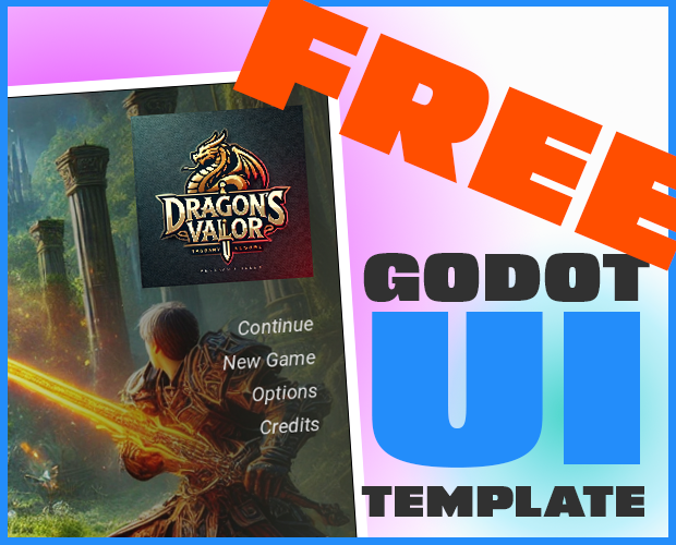 Godot UI Template by orangeslug