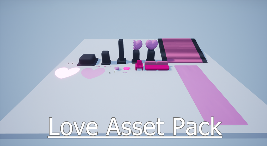 UE4 Stylized Love Asset Pack by Jinvira