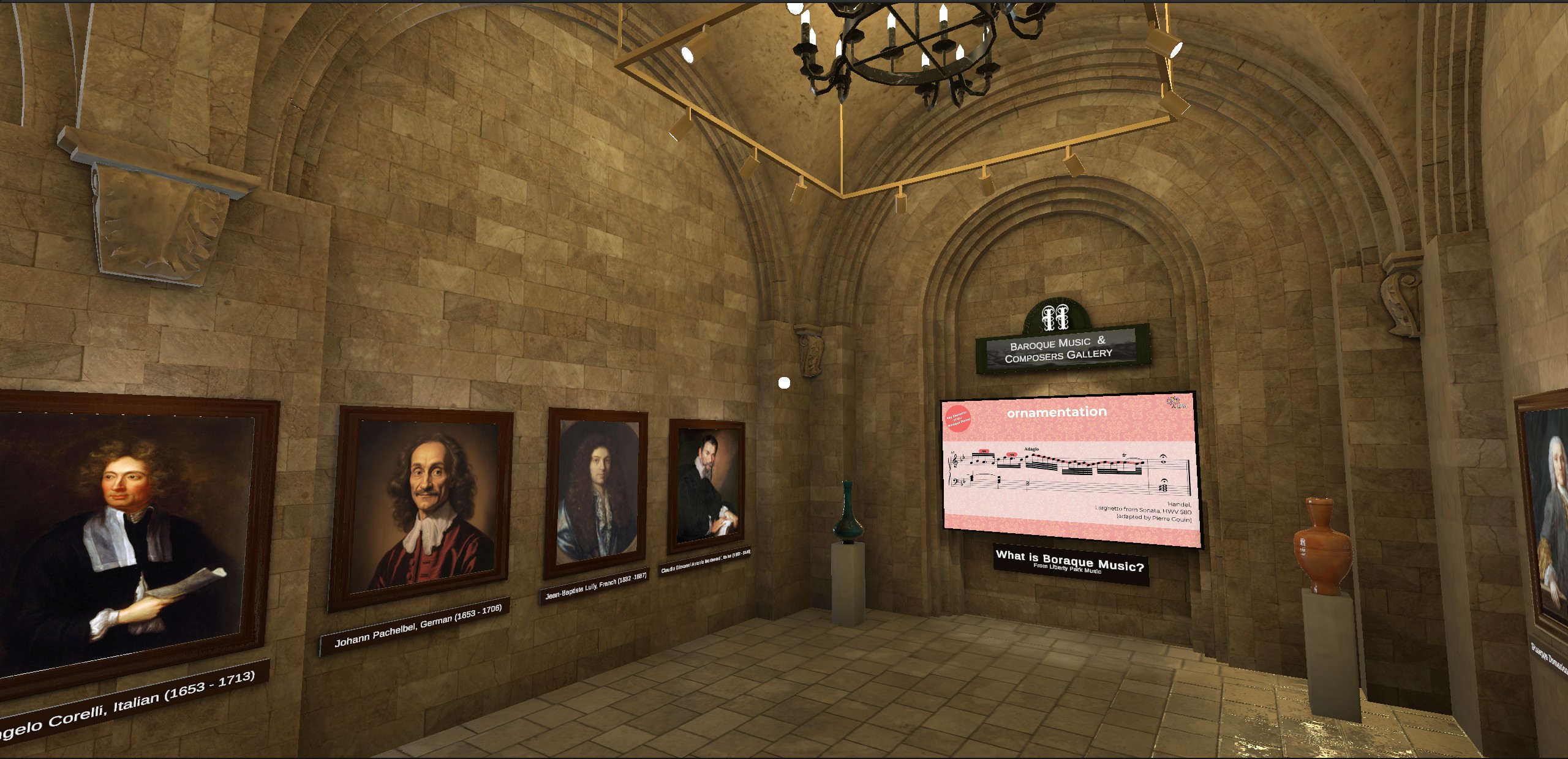 VR Interactive Music Museum (Baroque) by RogerGuan