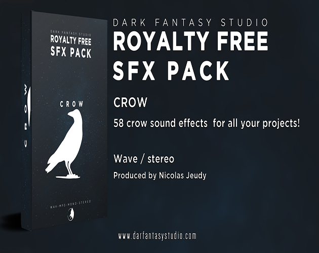 Crow (sound effect) by Dark Fantasy Studio
