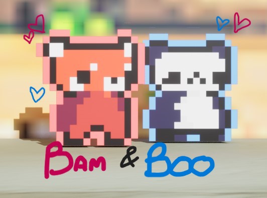 Bam and Boo by PandaFreeze