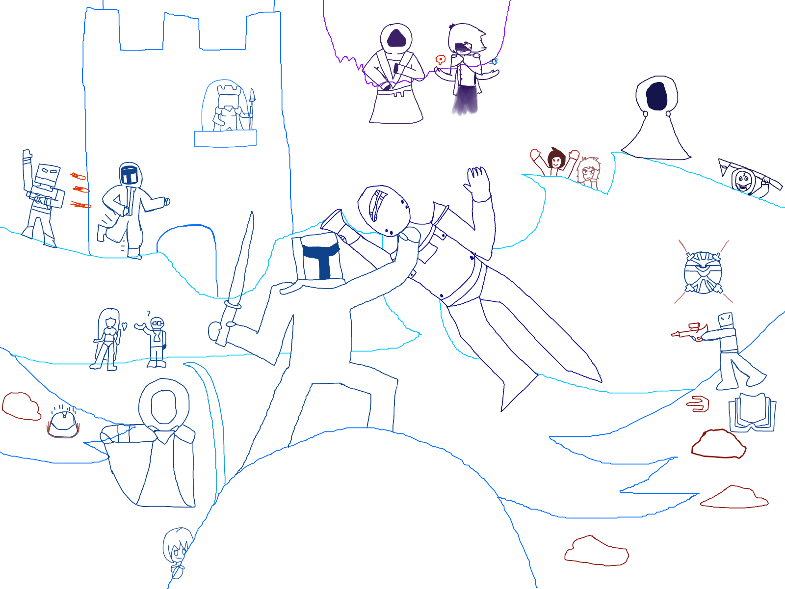 Mecha Guard Lord vs Zaicor's Army [LEGACY] by Dark Guard Lord