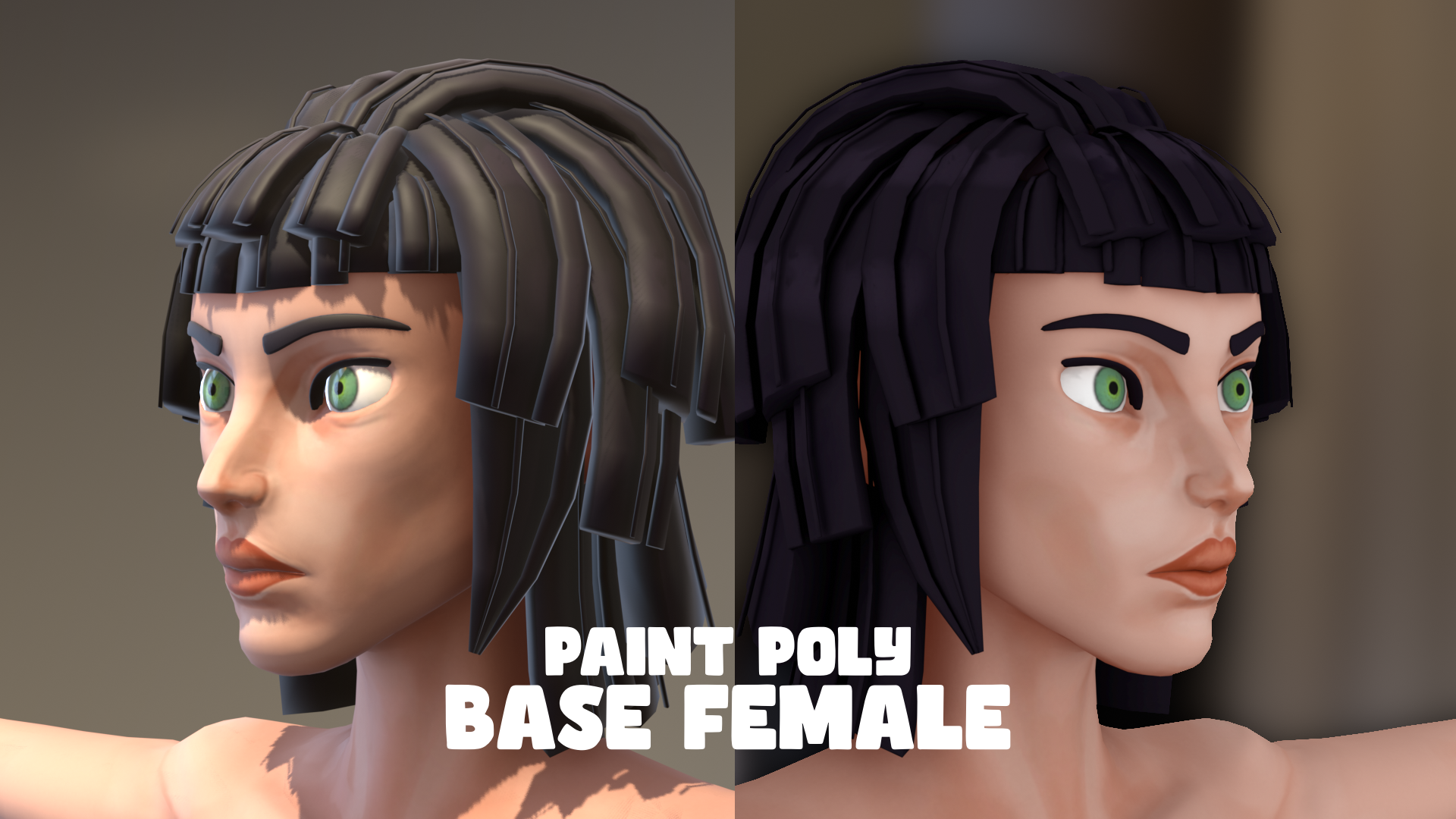 Paint Poly - Base Female Character - GameReady by Silver Delivery