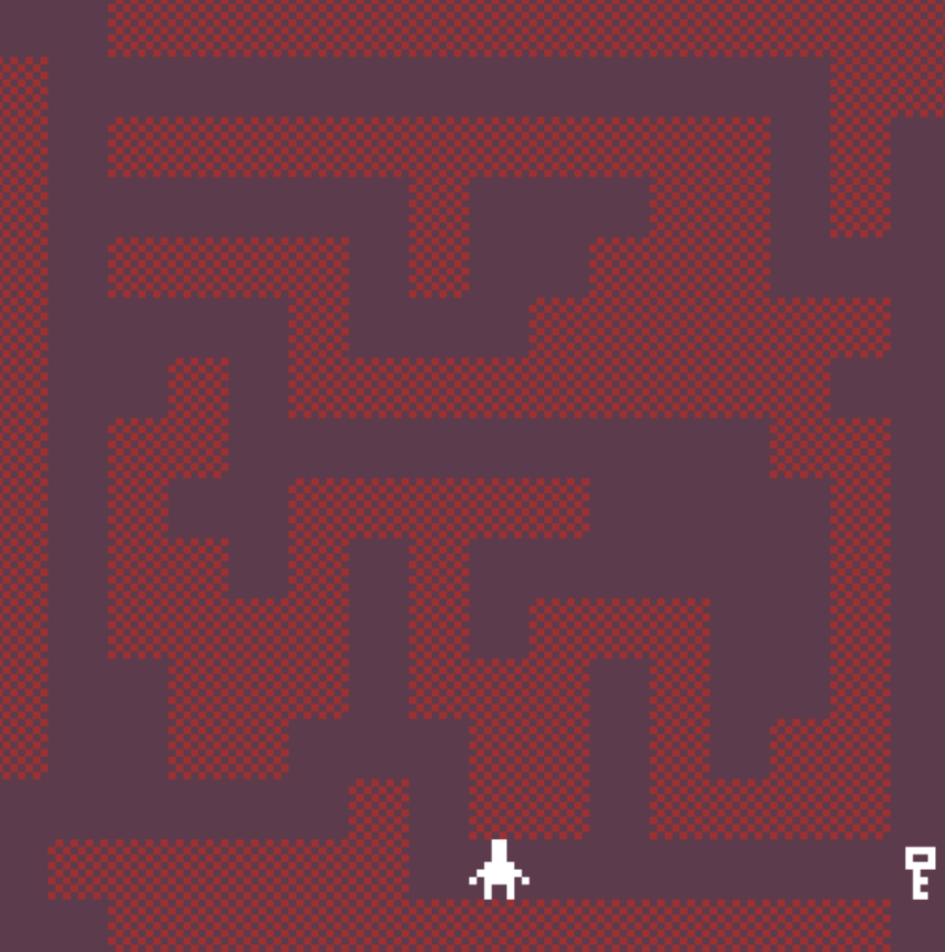 Bitsy Maze naha - itch.io