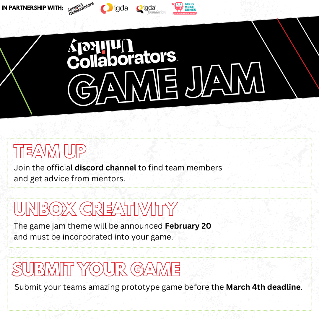 Unlikely Collaborators™ Game Jam - itch.io