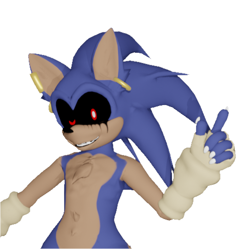 Curse (Sonic.exe) Stylized Model by Lord Convalian