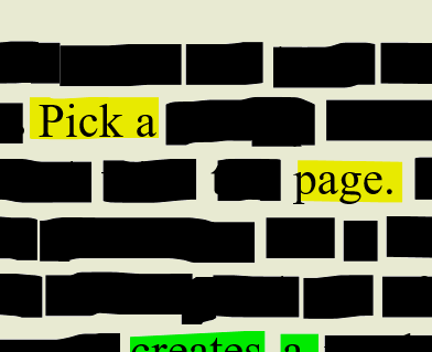 Pick a page by Blindfish Ideas