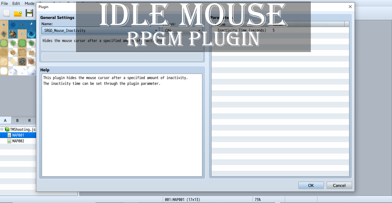 Inactive Mouse Plugin | RPG Maker Mv Plugin by SLYRAIN GAME STUDIO