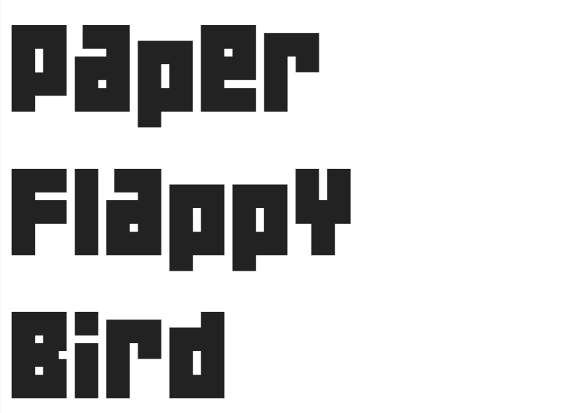 Paper FlappY Bird by sUjILI