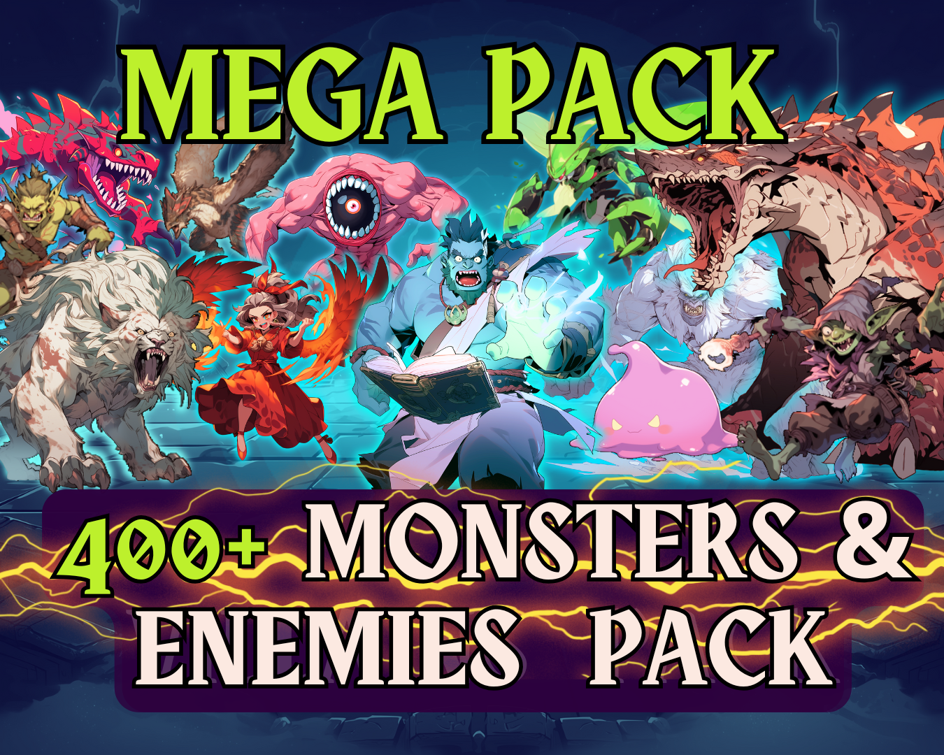 Wild Pack Addition 100+ - Monsters Mega Pack [+Updates, PNGs] by ...