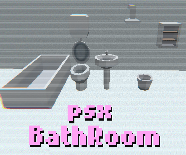 Psx Retro BathRoom by Pink Blood