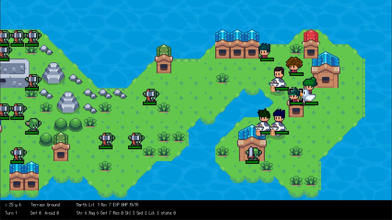 Buffs and status system - Tactics RPG Framework by Dallago