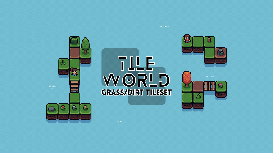 Tile World - Grass/Dirt Tileset by Adam Childs