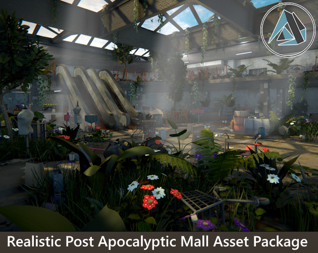 Realistic Post Apocalyptic Mall Asset Package {Paid 3D Asset Package} by Aligned Games