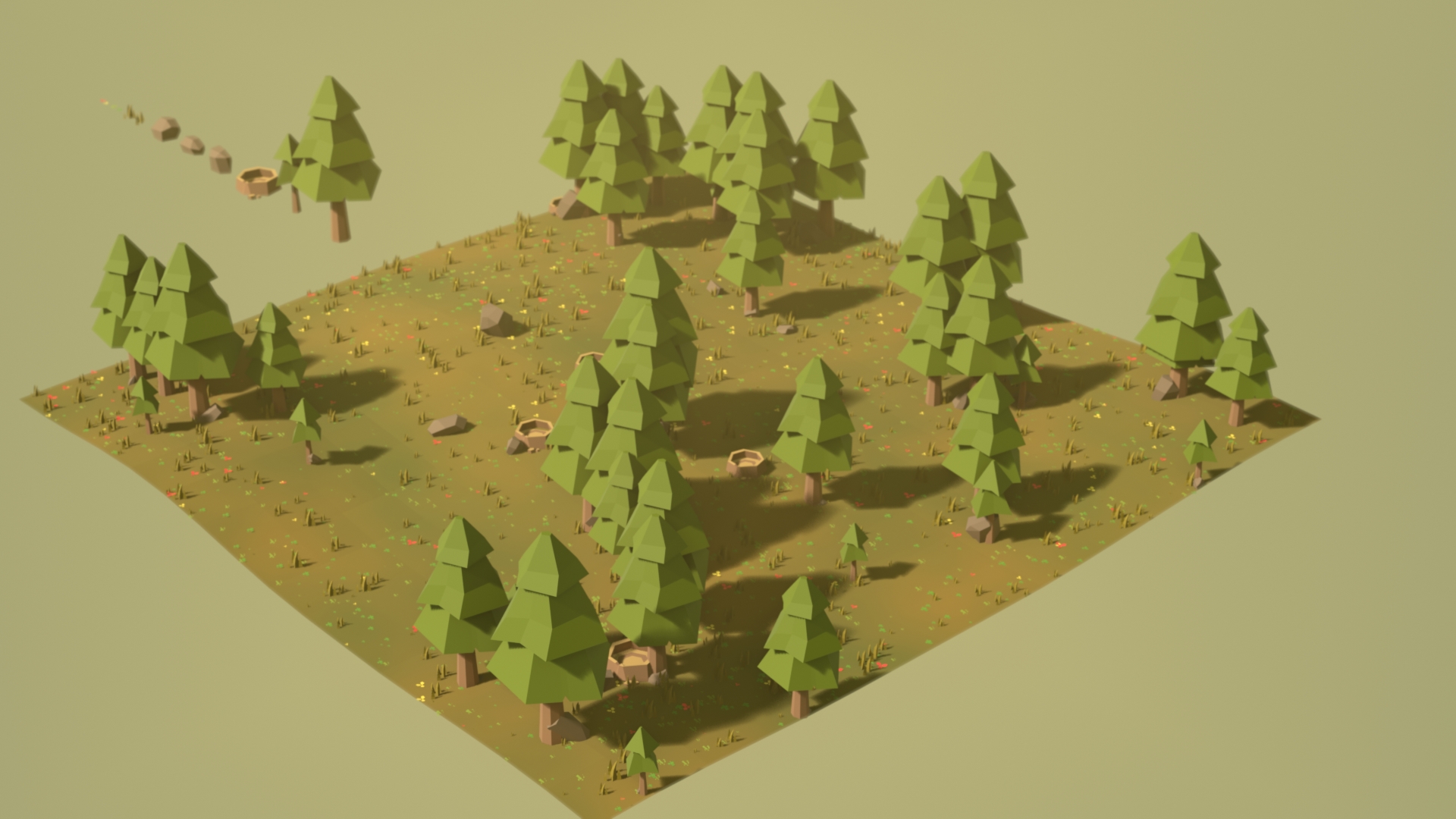 Low Poly Environment Assets by Rubik Fish