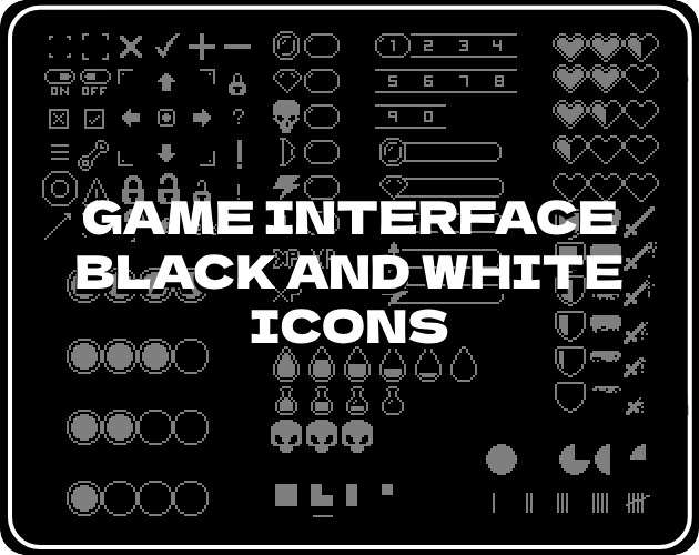 Black & White GUI - animations included by Androx