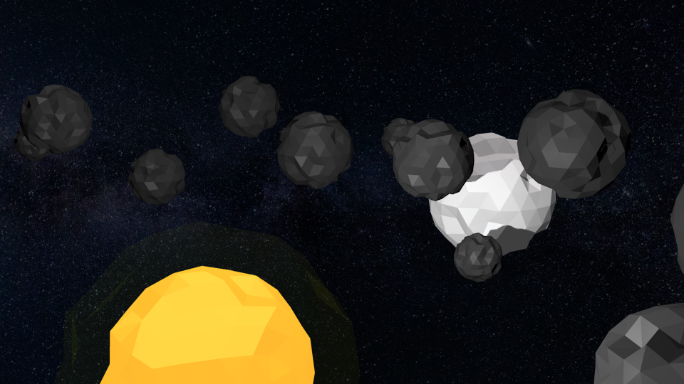 Asteroid Belt Battle by nailedgames
