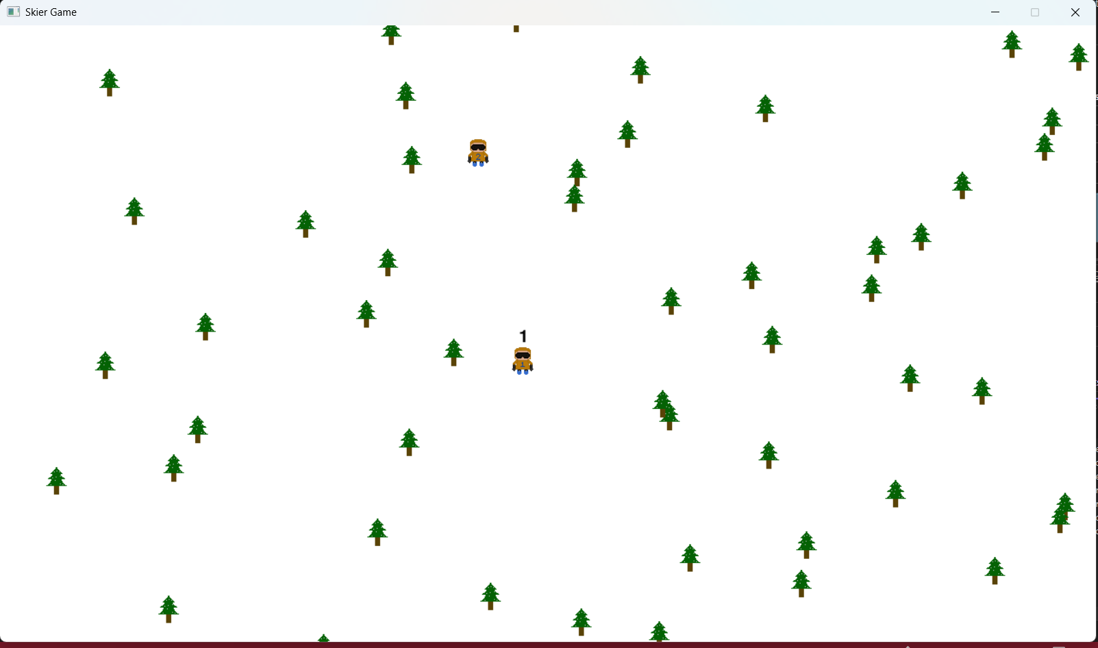 Skier Game by gaursh101