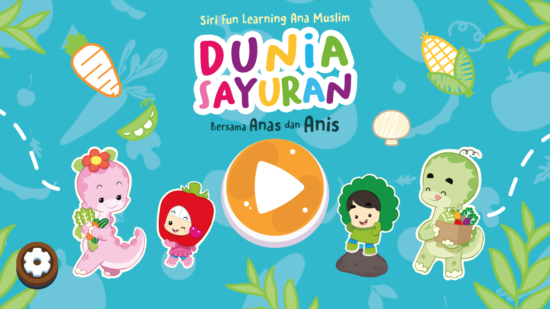 Siri Fun Learning: Dunia Sayur Colouring Game by games@anamuslim360.com