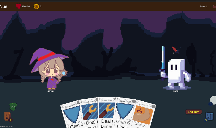 Defeat your enemies with cards! by Qpom