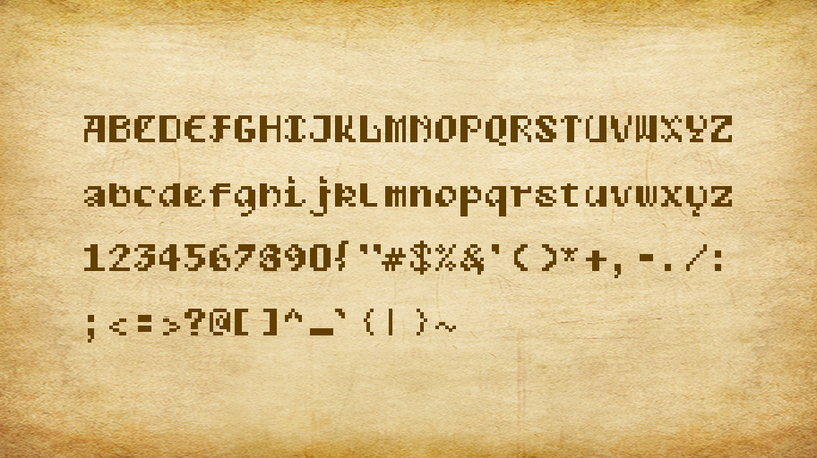 Medieval Pixel Font by Raitonexe