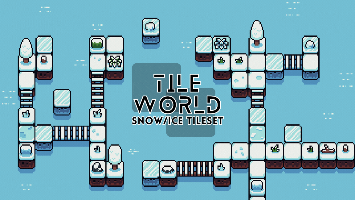 Tile World - Snow/Ice Tileset by Adam Childs