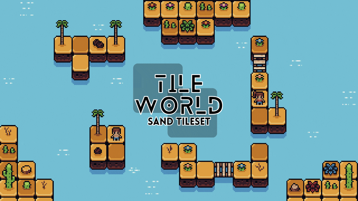 Tile World - Sand Tileset by Adam Childs