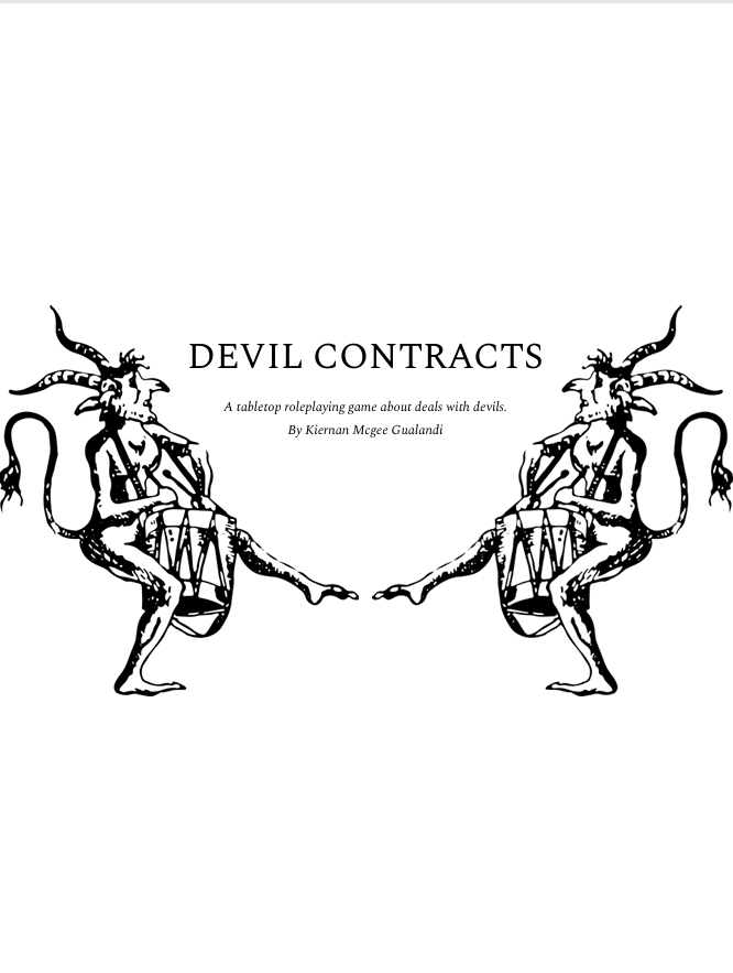 Devil Contracts by Kiernan Mcgee Gualandi