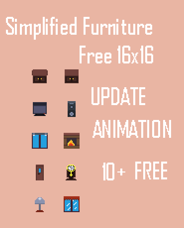 Simplified Furniture FREE with animation by Spectrecz