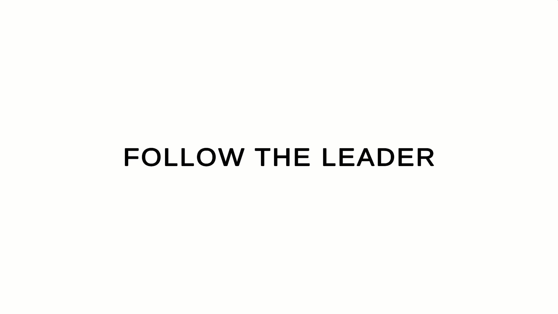 Follow the leader by mindshift