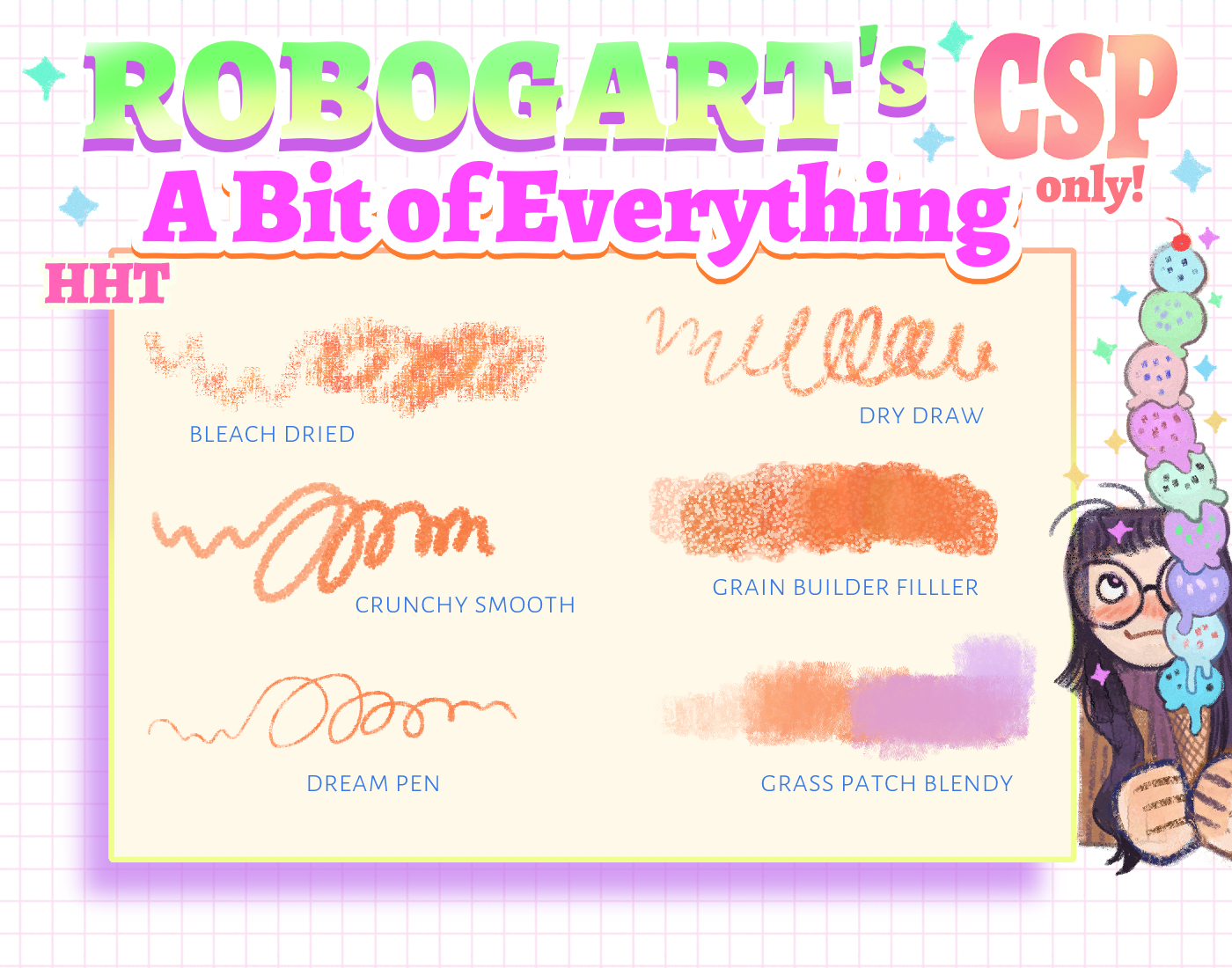 ROBOGART's A Bit of Everything! [CSP brushes, .sut files!] by robogart
