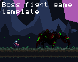 Boss fight game template by EVANZ