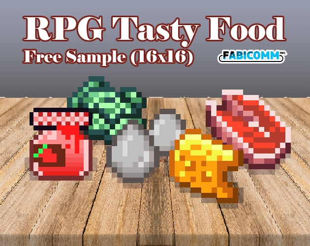 RPG Tasty Food Pack - Free Sample by Fabicomm Pro.
