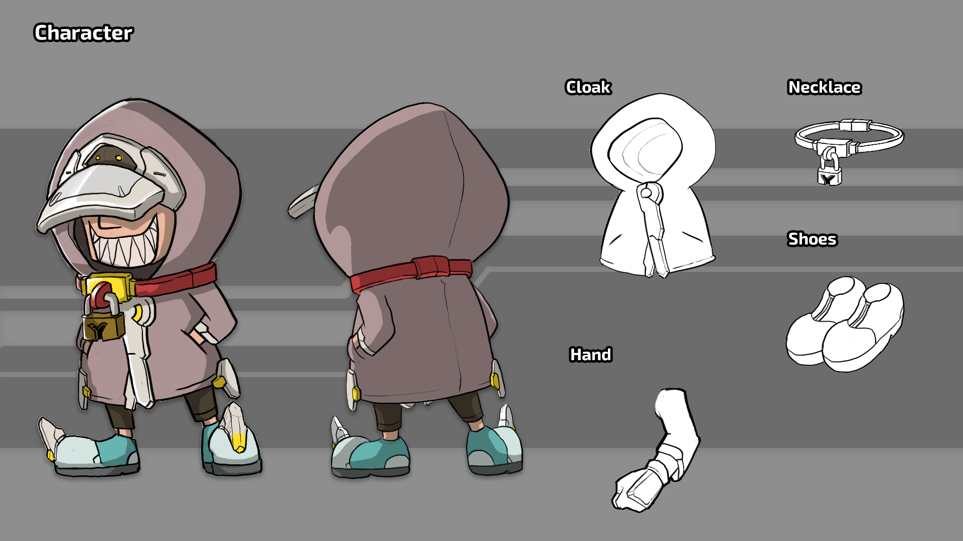 Joker's Tower - Concept Art main character 01 - itch.io