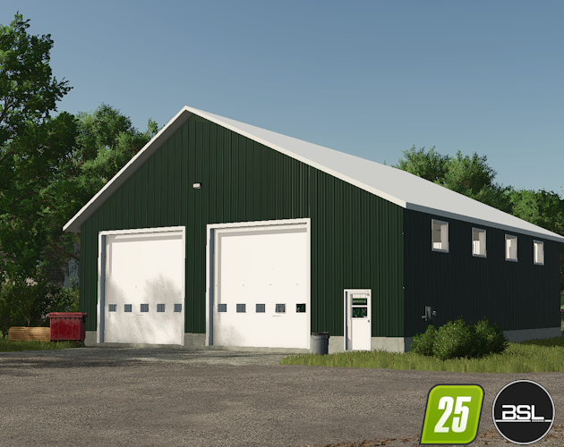 FS25 Garage 55x65 by BSLModding