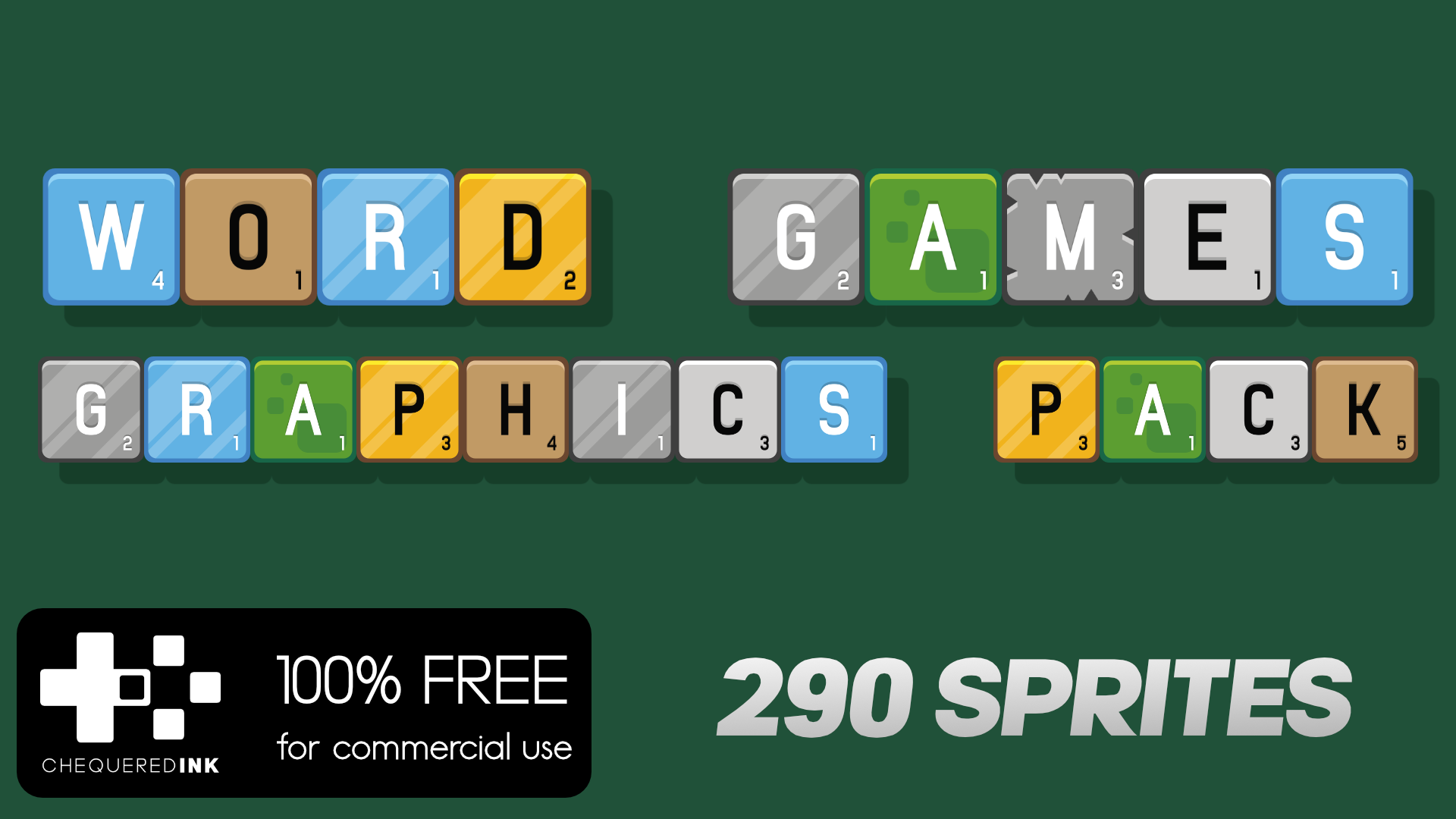 Word Games Graphics Pack by Chequered Ink
