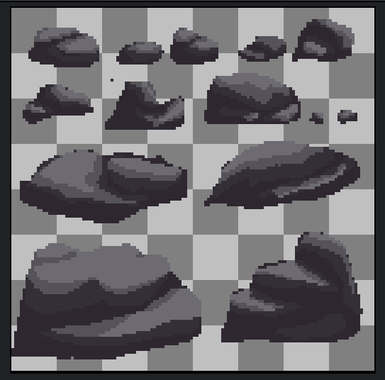 PIXEL ART ROCKS 2D by ARWE7