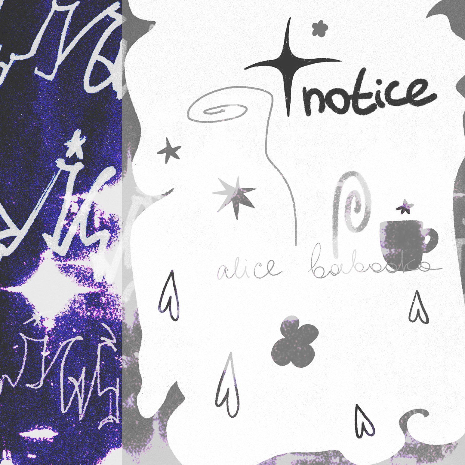 A NOTICE ☆ by Alice Babooka